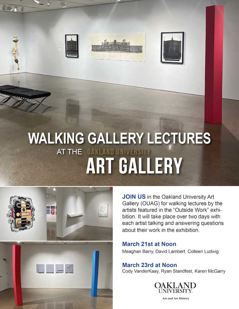 Walking Gallery Lectures - Oakland University Art Gallery